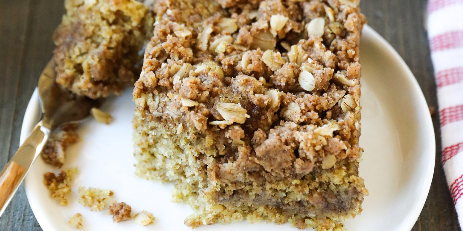 Maple Almond Butter Coffee Cake | JUSTIN'S® Recipes
