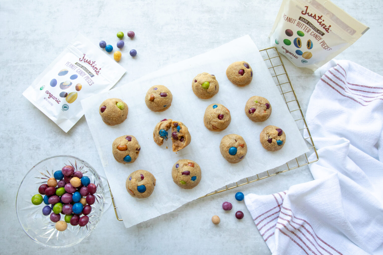 Dark Chocolate Peanut Butter Candy Pieces - Justins